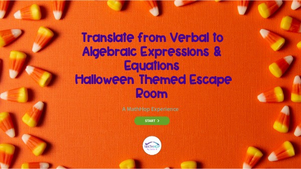 Ratios and Unit Rates Word Problems: Halloween Themed Escape Room ...