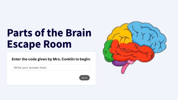 Parts of the Brain Escape Room | Genially