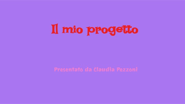 Il mio progetto | Genially