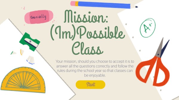Mission: (Im)Possible Class | Genially