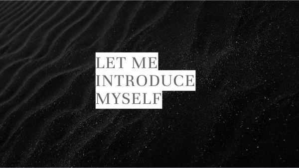 let me introduce myself | Genially