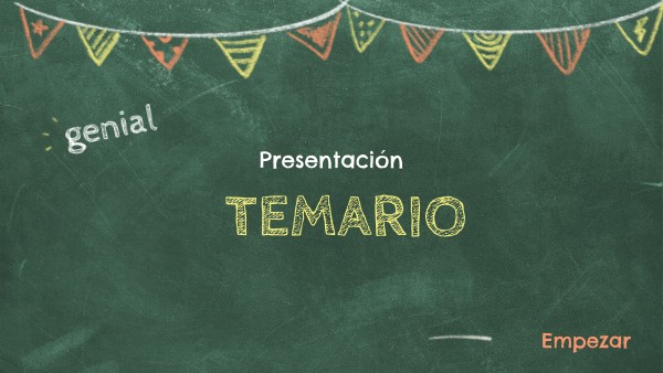temario | Genially