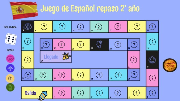 Juego de Español repaso 2°año | Genially