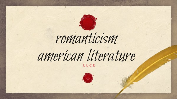 romanticism american literature | Genially