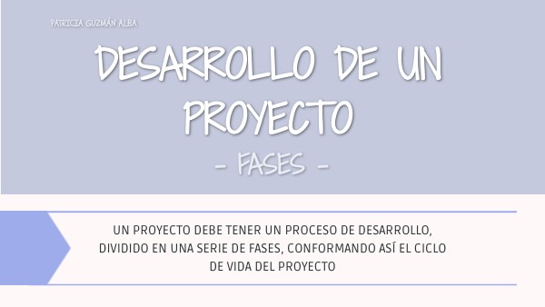 desarrollo DE UN PROYECTO | Genially