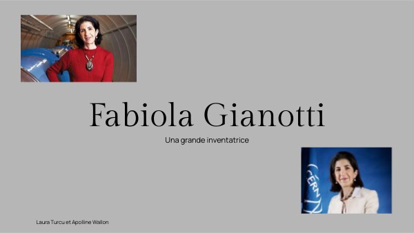 Fabiola Gianotti | Genially