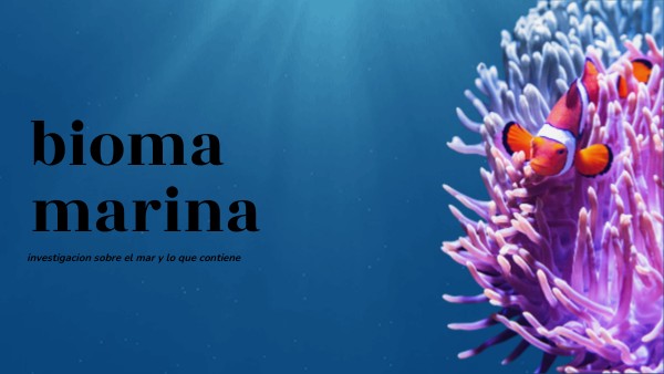 Genially_copy - bioma marina | Genially