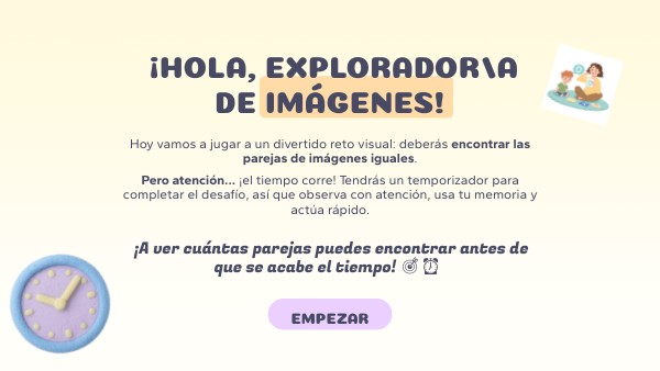 Juego de Memorama | Genially