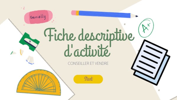 Fiche descriptive d'activité | Genially