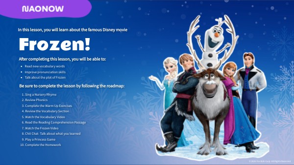 Pre-Level 1 - Frozen | Genially