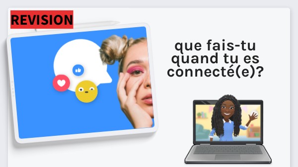 que fais-tu quand tu es connecté(e) sur internet? | Genially