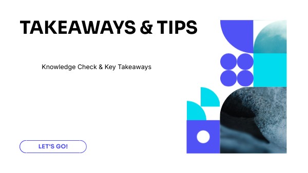 Ethics module 5 takeaways & tips | Genially