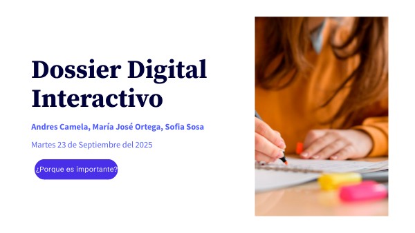 Dossier Digital | Genially
