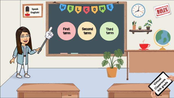 Virtual classroom 5th grade | Genially