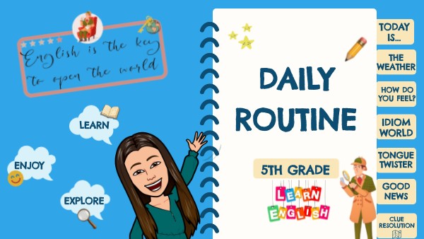 DAILY ROUTINE 5th | Genially