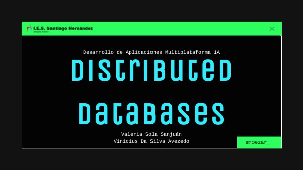 Distributed databases | Genially