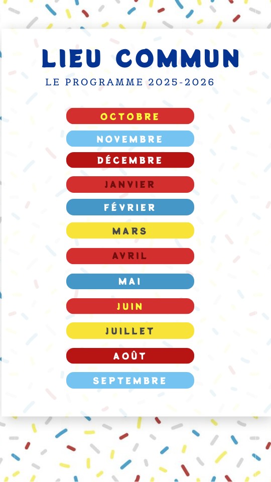 Lieu Commun - programme portable | Genially