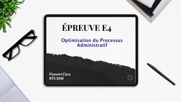 ÉPREUVE E4 | Genially