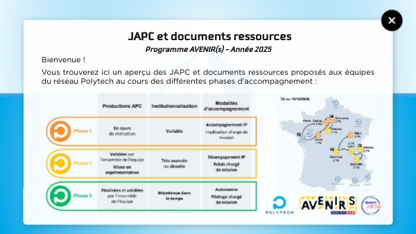 JAPC et documents ressources | Genially