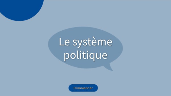 Le système politique | Genially