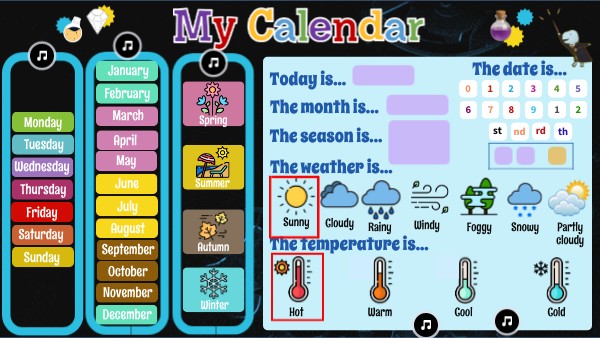 My Calendar | Genially