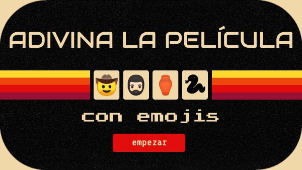 Adivina la película | Genially