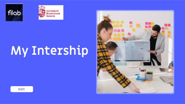 My Intership | Genially