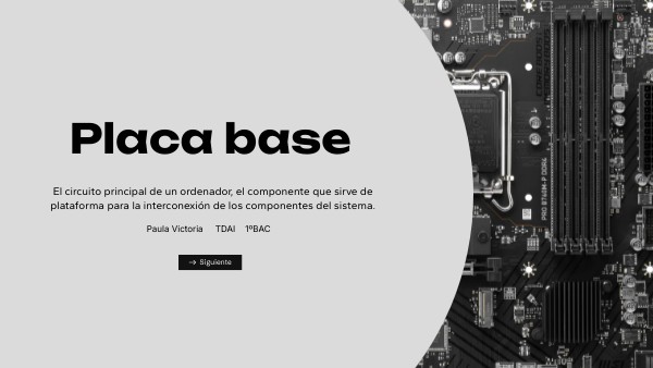 Placa base | Genially