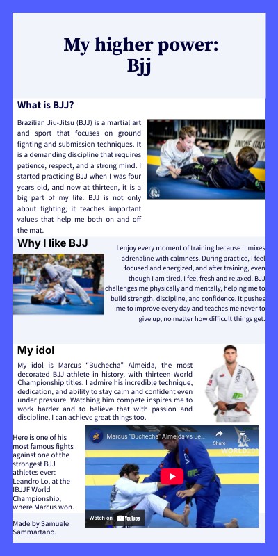 My higher power: Bjj | Genially
