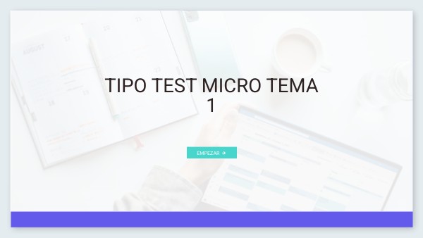 TIPO TEST MICRO T1 | Genially