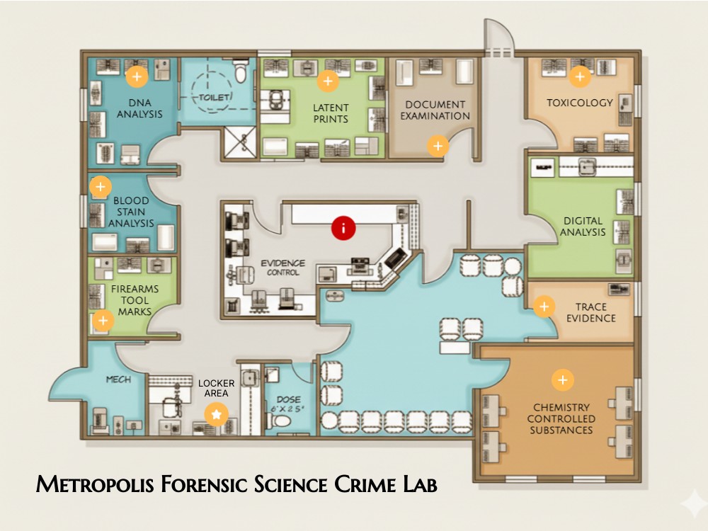 PPE Metropolis Forensic Science Crime Lab | Genially