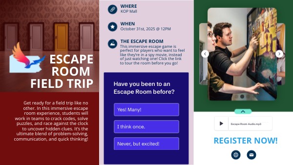 Escape Room Field Trip | Genially