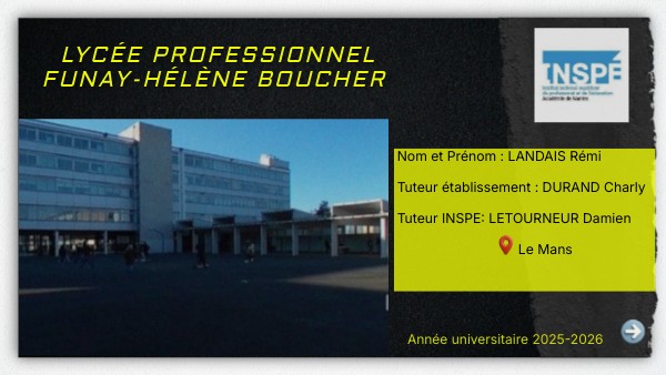 Lycée Professionnel funay-hélène boucher | Genially