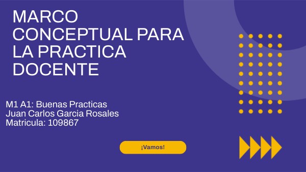 Marco Conceptual para la Practica Docente | Genially