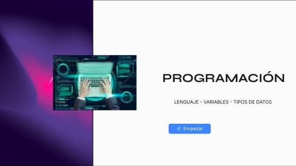 Programación | Genially