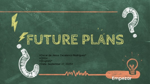 future plans | Genially