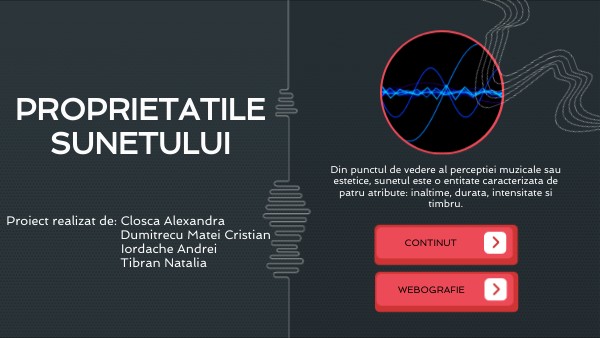 Proprietatile sunetului | Genially