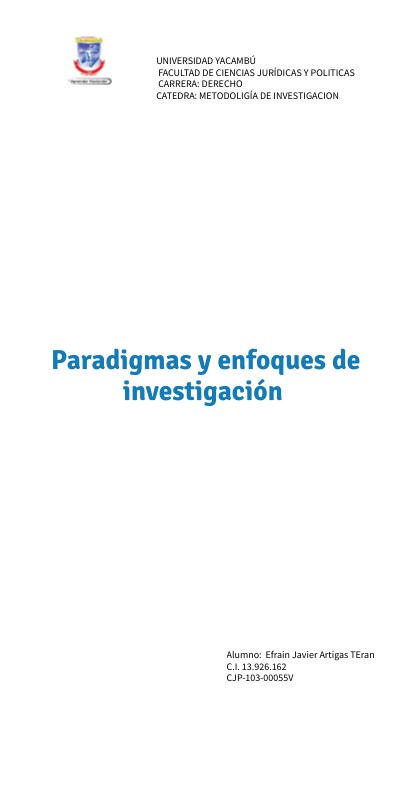 Paradigmas y enfoques de investigación | Genially