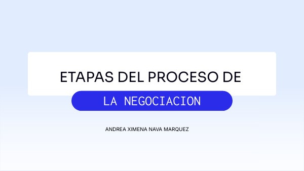 ETAPAS DEL PROCESO DE | Genially