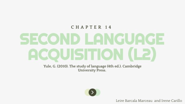 second language acquisition (l2) | Genially