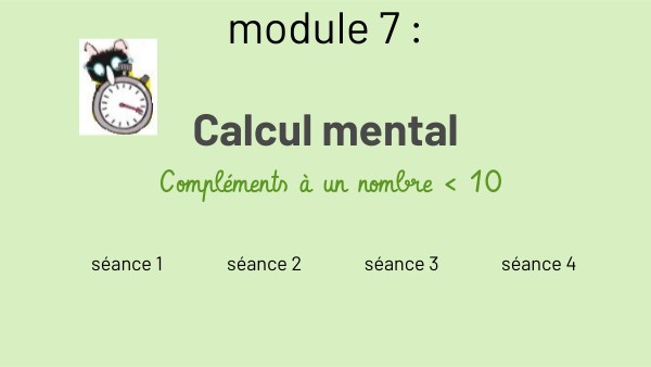 Calcul mental - 8 | Genially