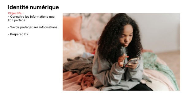 Identité numérique 6e | Genially