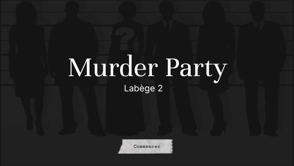 Murder Party | Genially