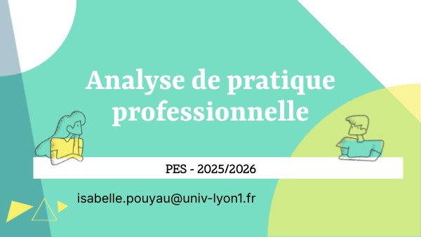 Analyse de pratique professionnelle | Genially