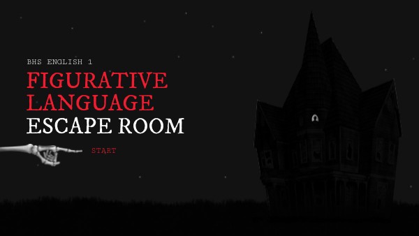 Figurative Language Escape room | Genially