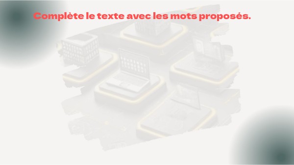 Complète le texte script 1b | Genially