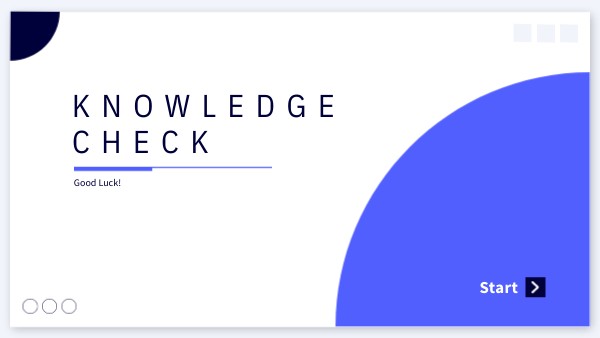 Knowledge check | Genially