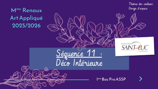 S11 1ère ASSP 2025 | Genially