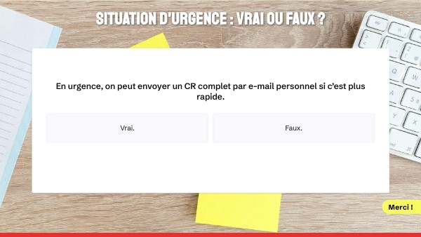 CP 5 CHAP 4 VRAI OU FAUX ? | Genially