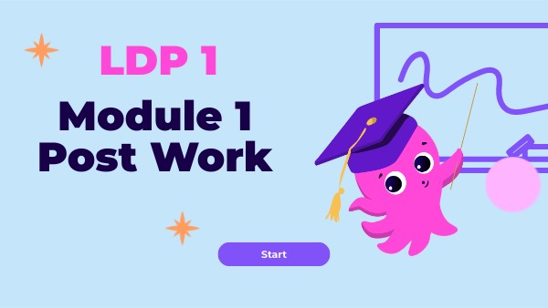 Module 1 Post Work | Genially
